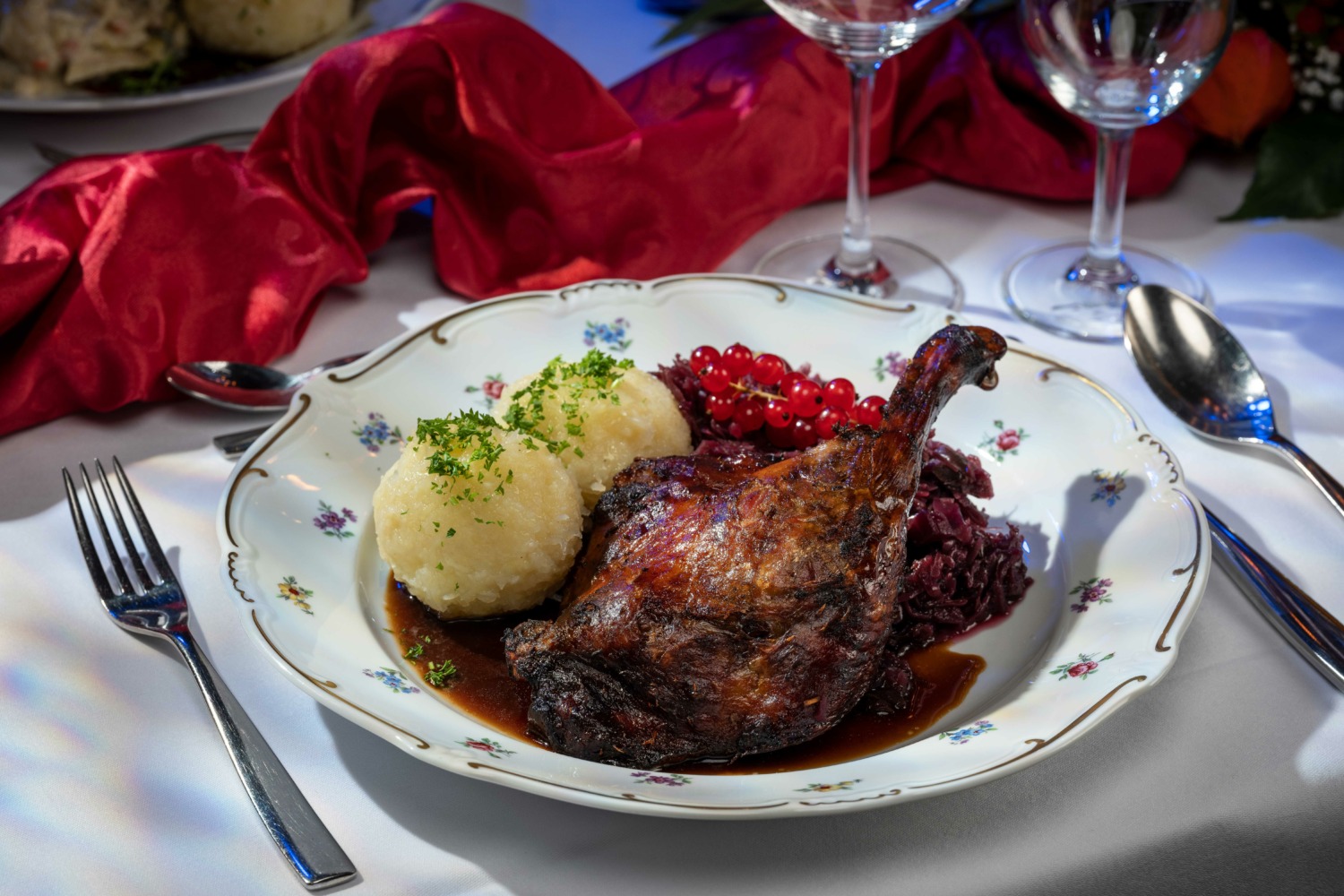 Leckeres Gans & Enten Essen Erbenhof Weimar